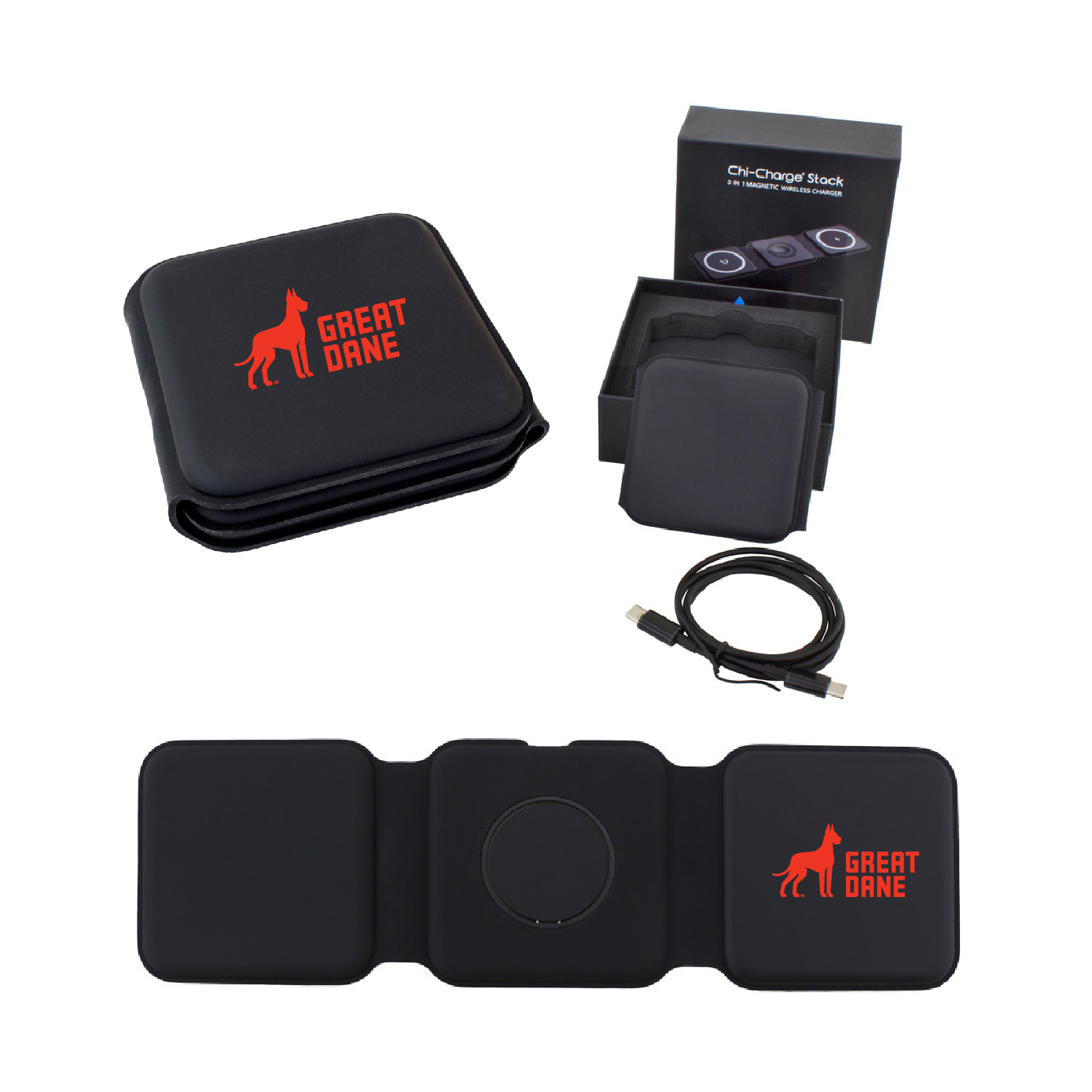 Tech | Chi-Charge Stack Foldable 3-in-1 Fast Charge Mat For Apple And ...